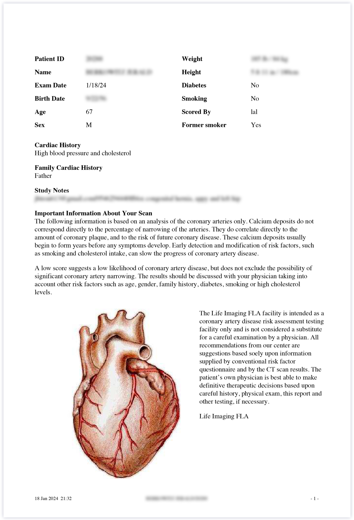 Sample Reports - Life Imaging FLA