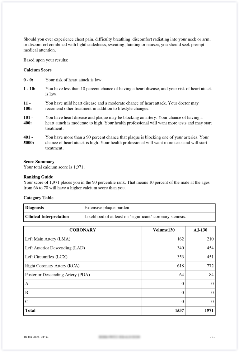 Sample Reports - Life Imaging FLA